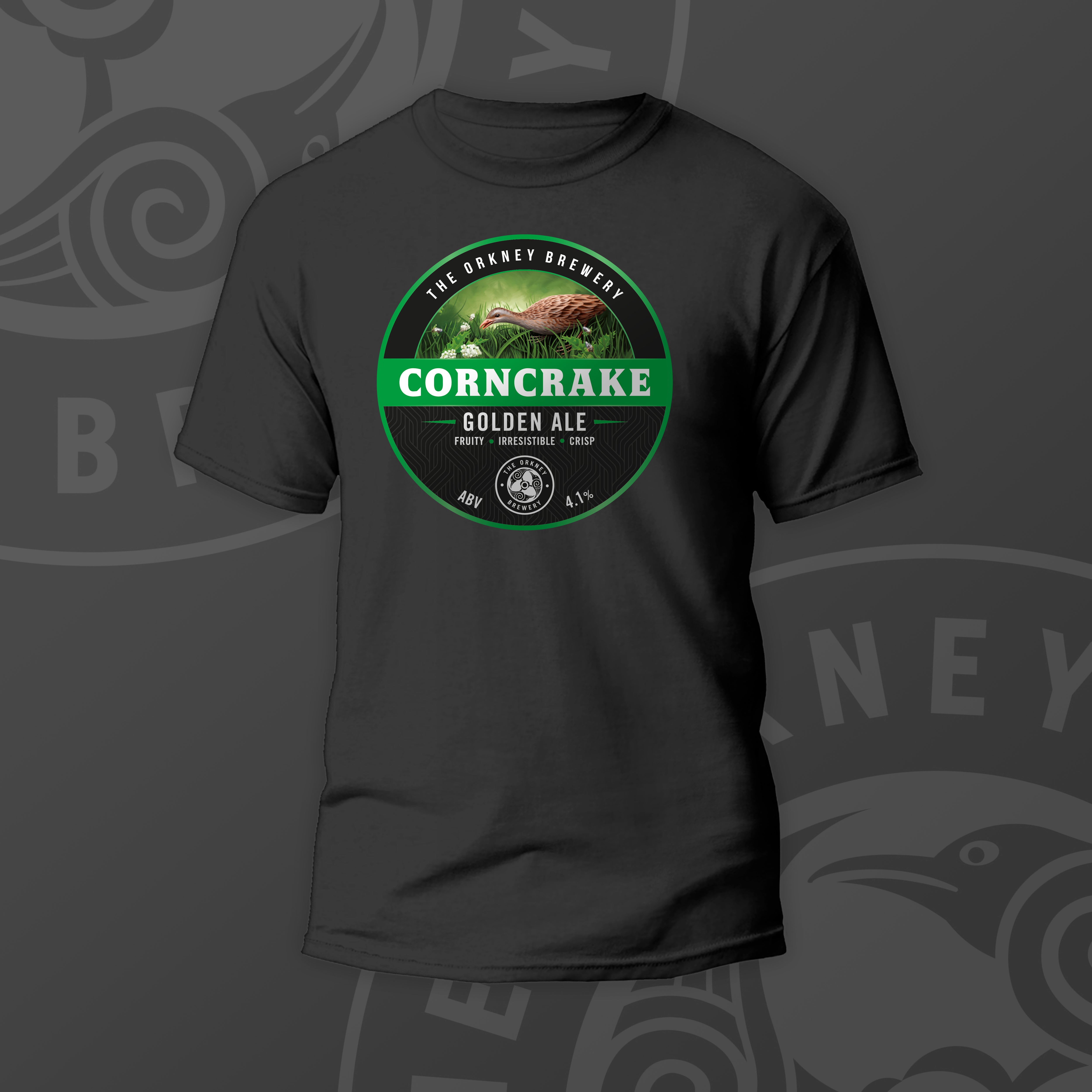 T-Shirt Corncrake – Orkney Brewery