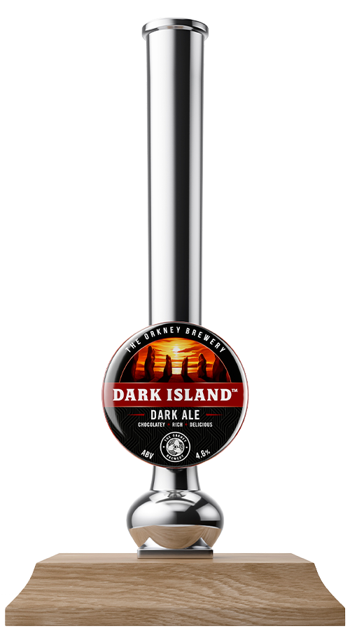 Pump Clip - Dark Island – Orkney Brewery
